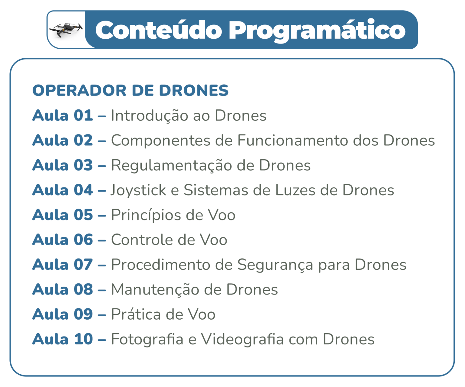 Curso Operador de Drone – Gaep Ensino